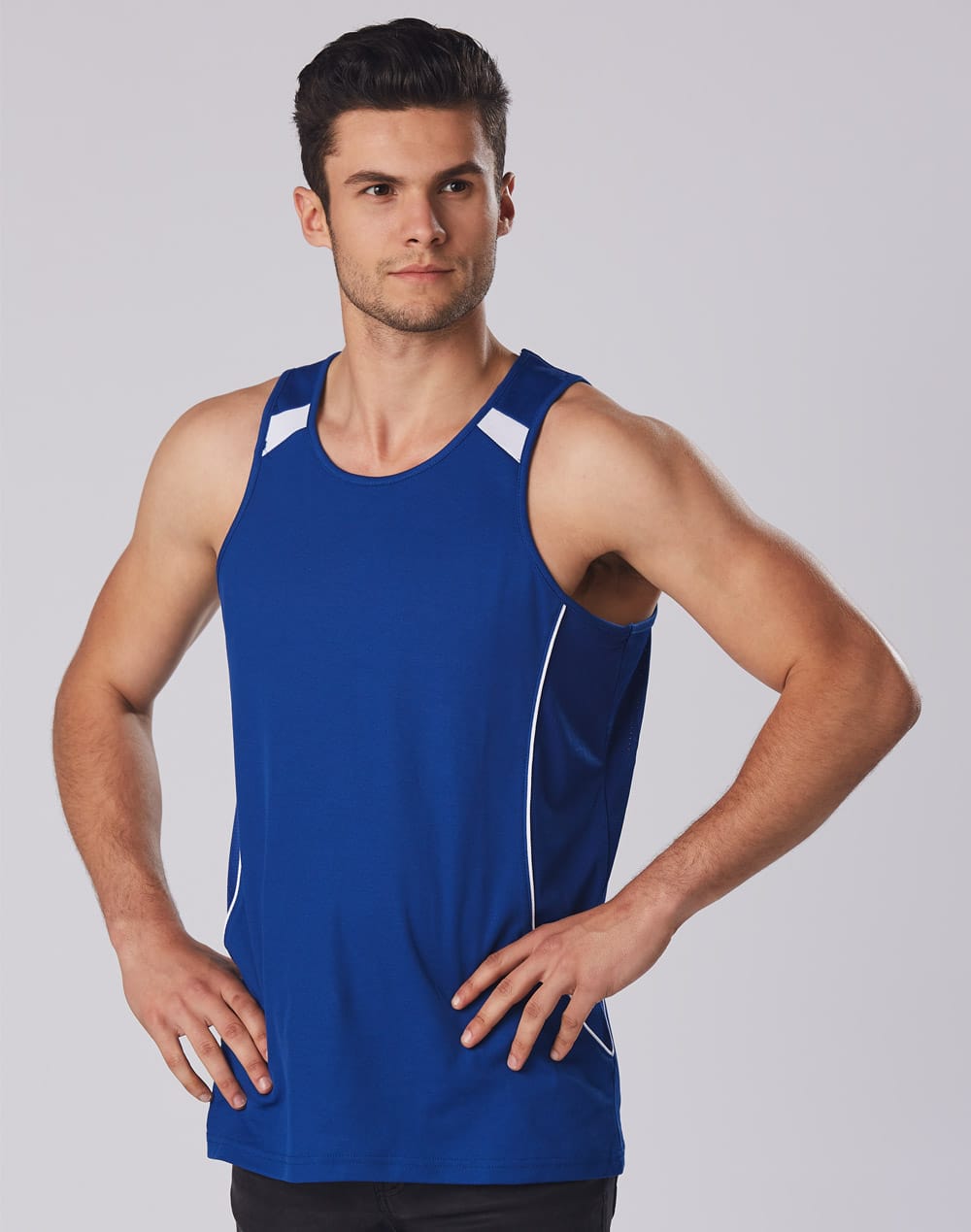 Men's Truedry Fashion Singlet - Custom Embroidery Perth